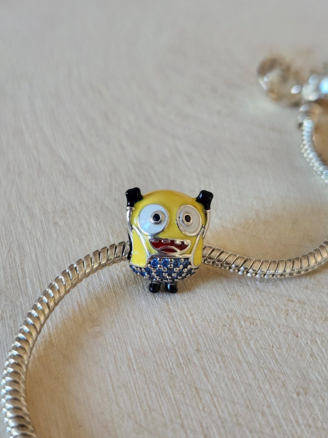TV Cartoon Series Charm, Cartoon Bob Character, S925, Gift - Etsy