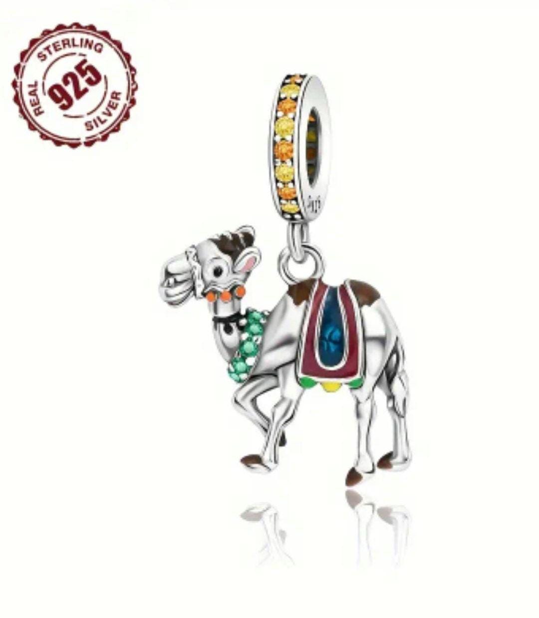 Pandora Style Christmas Charms, Sterling Silver Camel Charm, Christmas ...