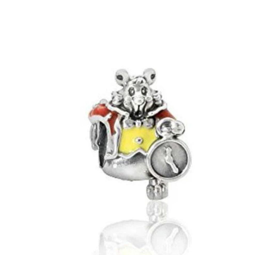 Alice in Wonderland Charm, White Rabbit, Pandora Style, White Rabbit ...