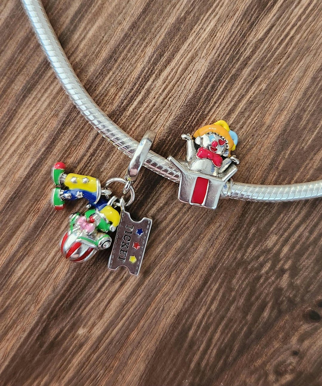 Jester/clown Charm, Circus/carnival Charm, Circus Bracelet Charm ...