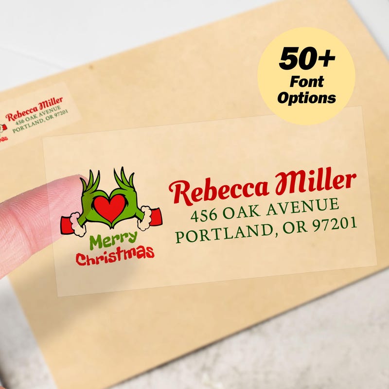 The Grinch Address - Etsy