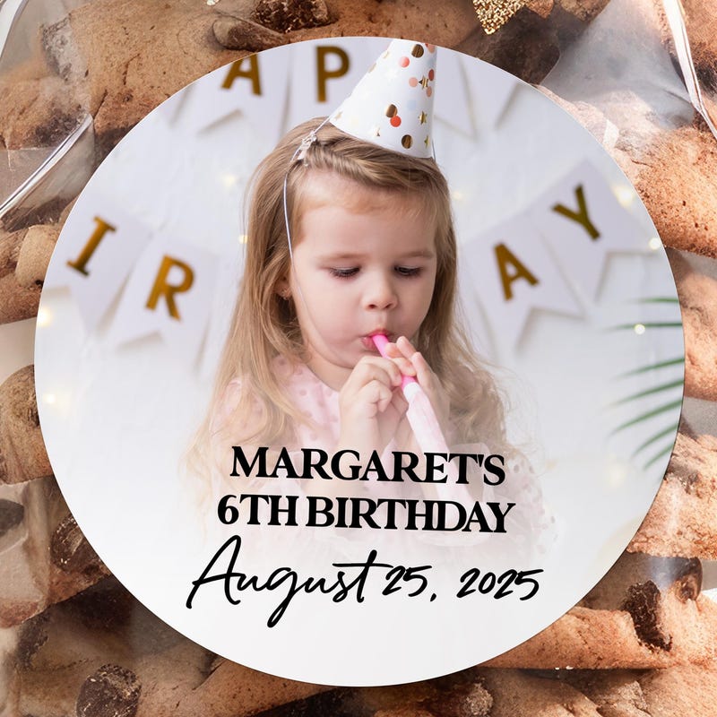 Birthday Stickers - Etsy