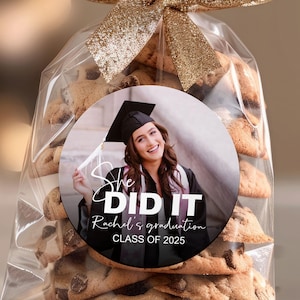 Bulk Custom Photo Graduation Stickers/graduation Ceremony Party Gift ...