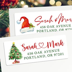 Santa Address Labels Free - Etsy