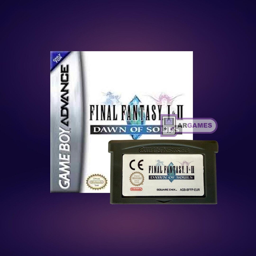 GBA Game Final Fantasy I & II: Dawn of Souls Cartridge Repo for Gameboy ...