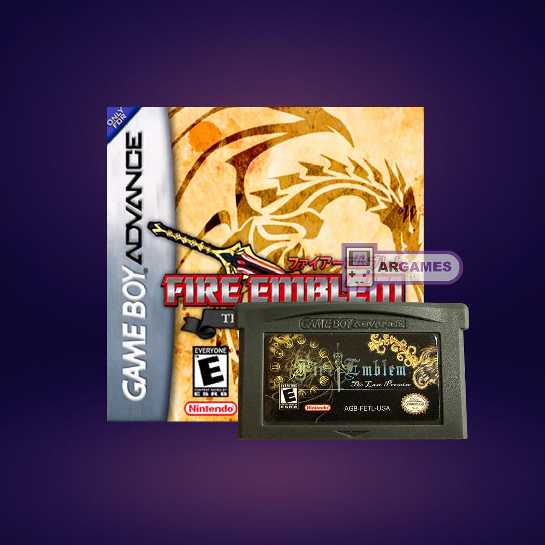 GBA Custom Game Fire Emblem the Last Promise Cartridge Repo for Gameboy ...