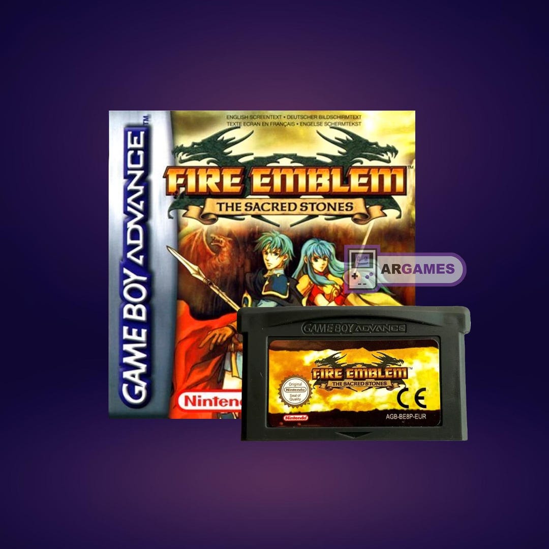 GBA Game Fire Emblem: the Sacred Stones Cartridge Repo for Gameboy ...