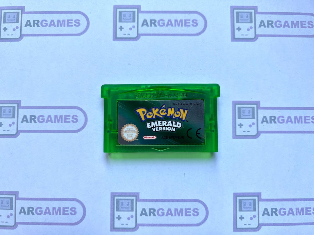 GBA Game Pokemon Emerald Version Cartridge Repo for Gameboy Advance in ...