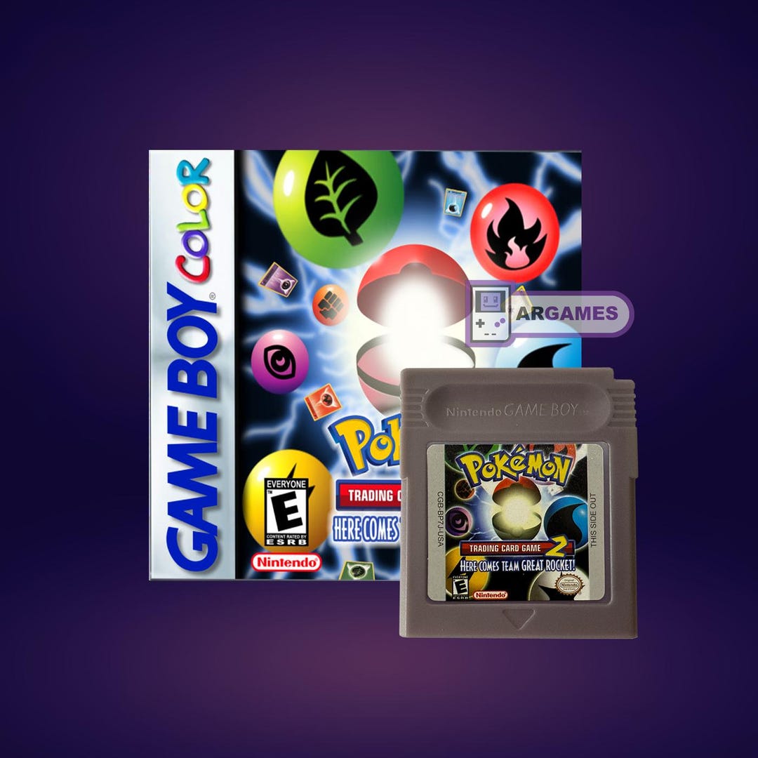 GBC Game Pokemon Trading Card Game 2 Game Cartridge for Gameboy Color ...