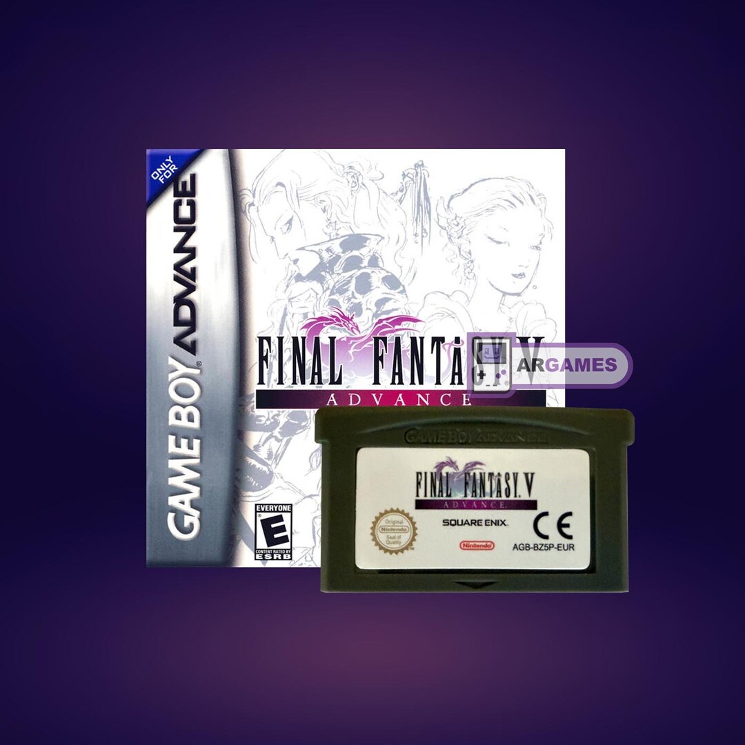 GBA Game Final Fantasy V 5 Advance Cartridge Repo for Gameboy Advance ...