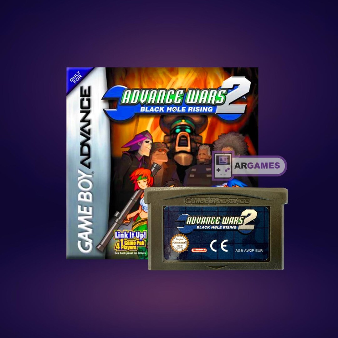GBA Game Advance Wars 2 II Cartridge for Gameboy Advance in 4 Languages ...