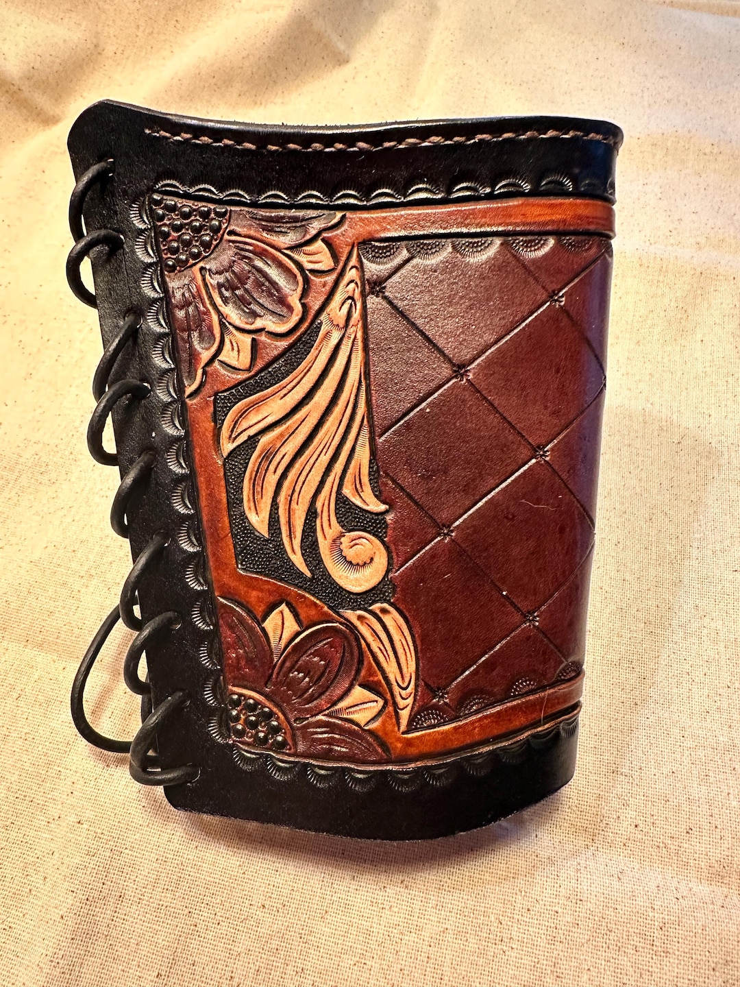 SASS Hand Tooled Leather SXS Stock Cover - Etsy