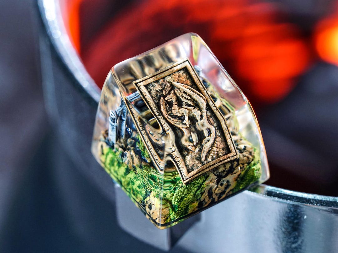 Dragoncrest 3D Elden Ring Talisman Keycap, Custom Gaming Keycap for ...