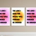 Self Love Printable Wall Art Poster Bedroom Office Colorful Art Gift ...
