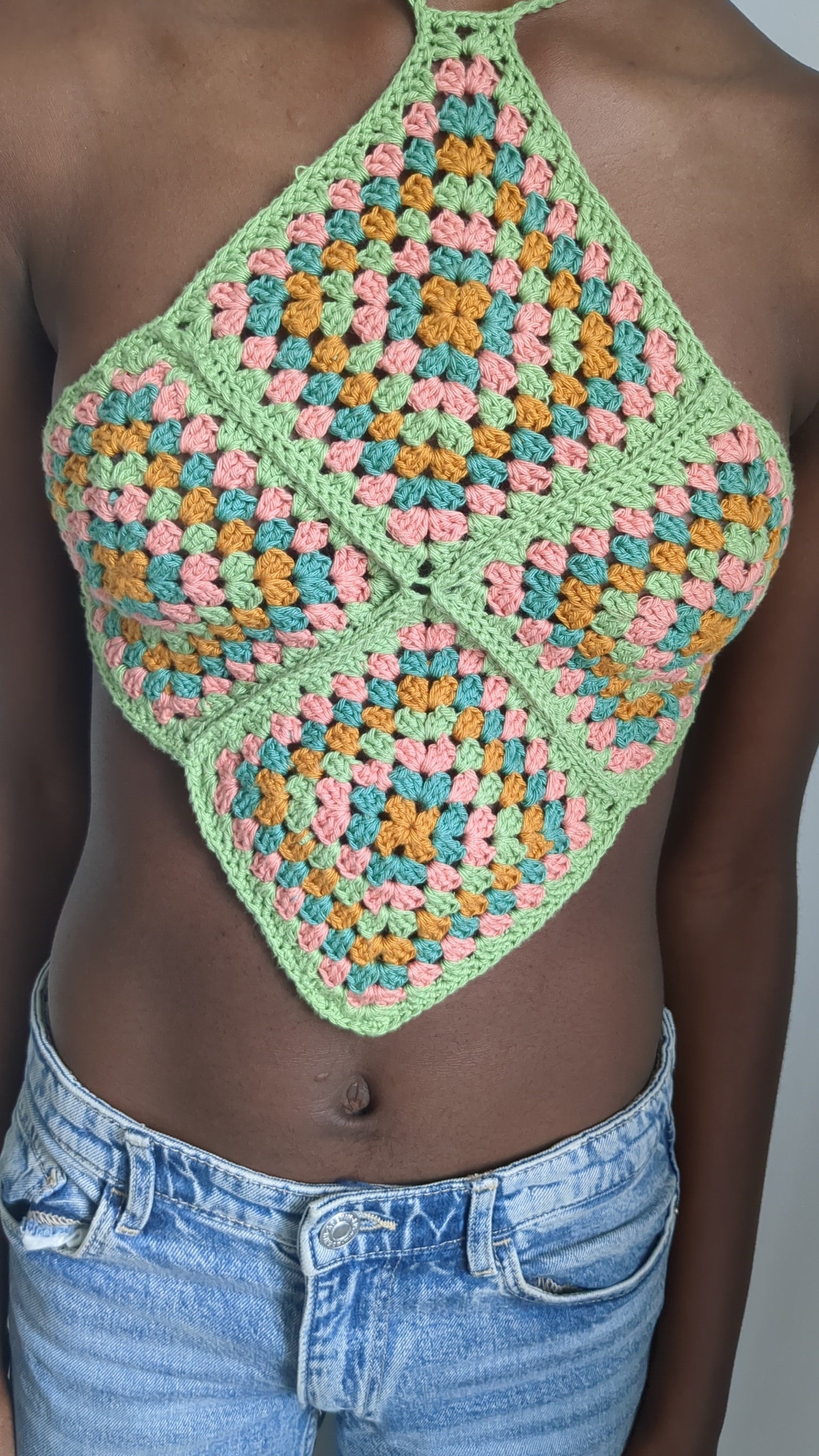 Granny Square Halter Top - Etsy