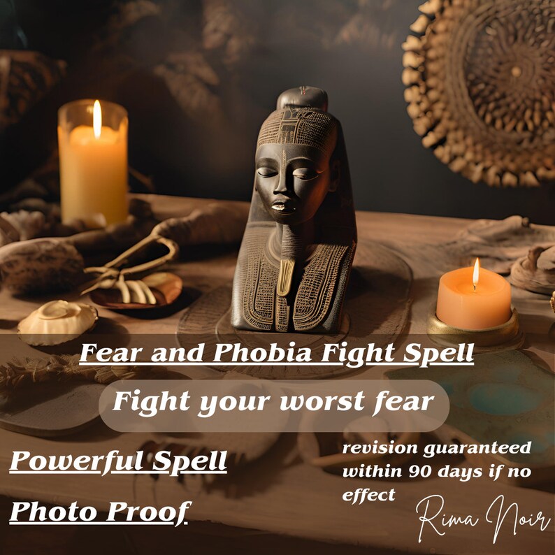 African Fear and Phobia Fight Spell - Etsy