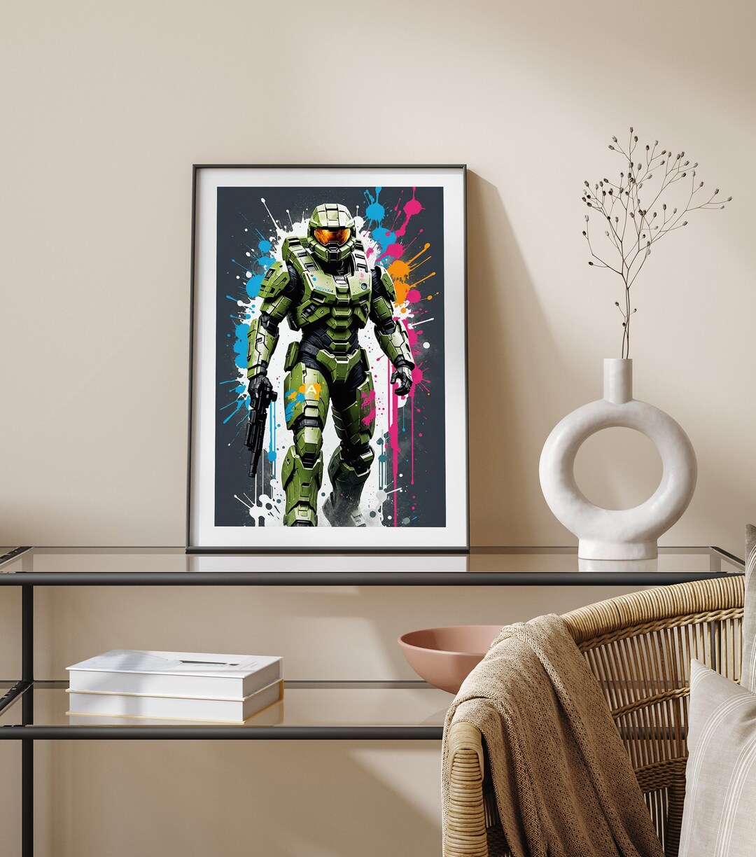 Master Chief Petty Officer John-117 Poster for Your Gaming Room, Man's ...