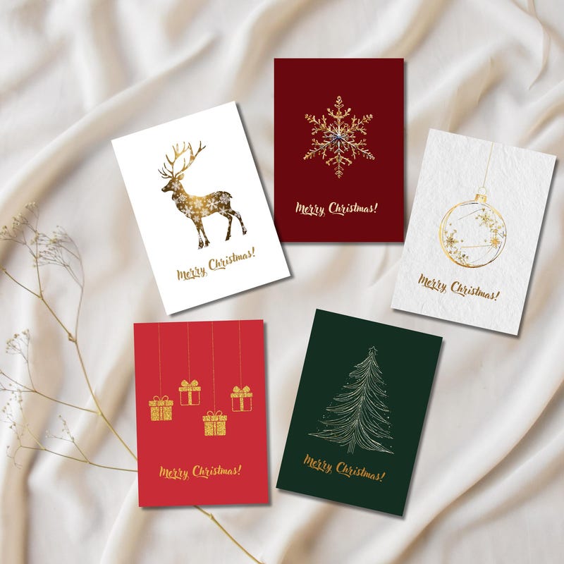 Elegant Christmas Cards - Etsy