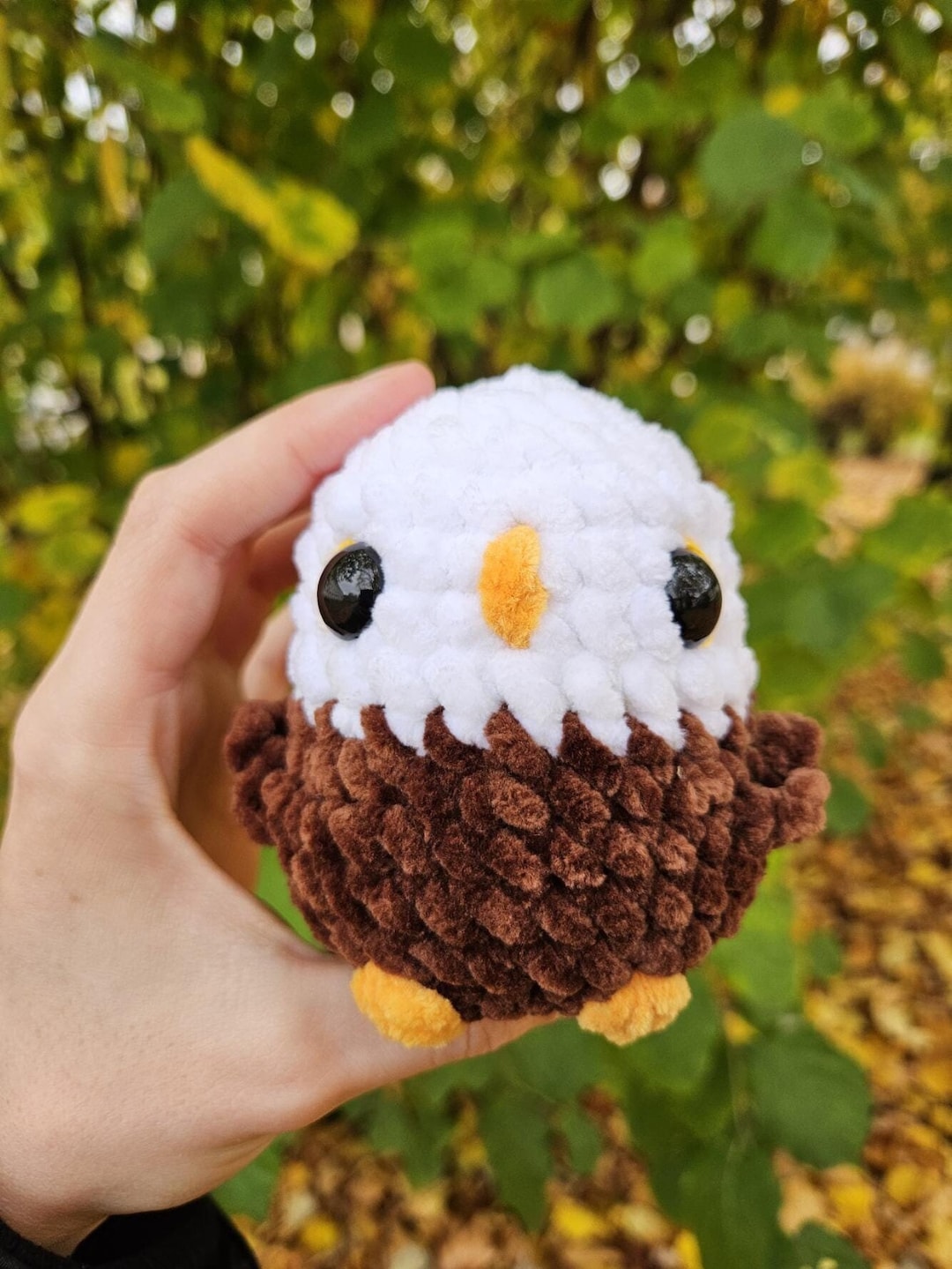 Crocheted Eagle Amigurumi, Soft Toy, Plush Toy, Gift for Children and ...