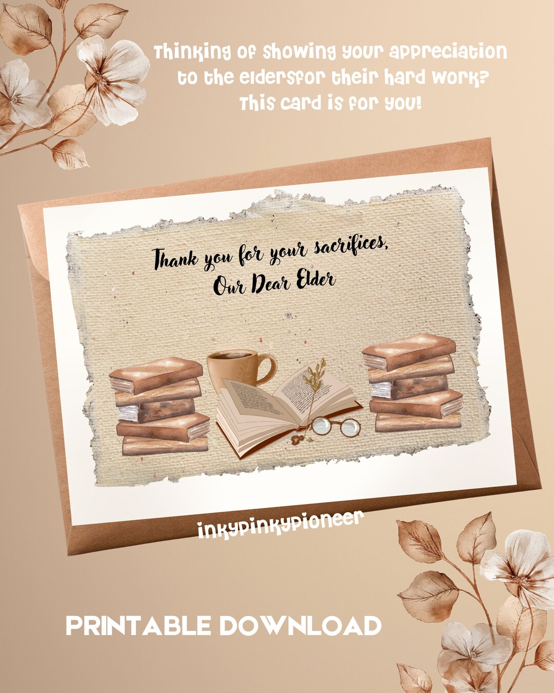 JW Thank You Elders Happy New Service Year Card JW Gifts JW Printable ...