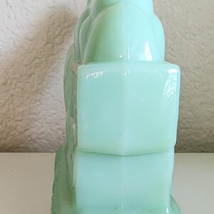 Vintage Hallmark Jadeite Jadite Chicken Pulling Easter Eggs Jade Green ...