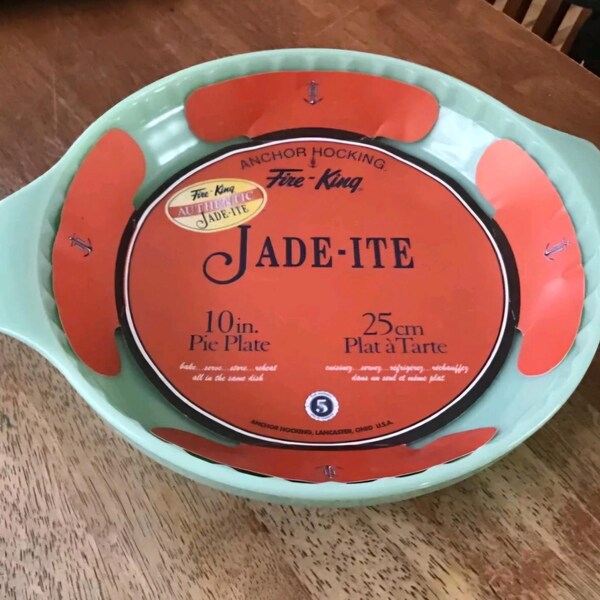 Fire King Pie Plate - Etsy