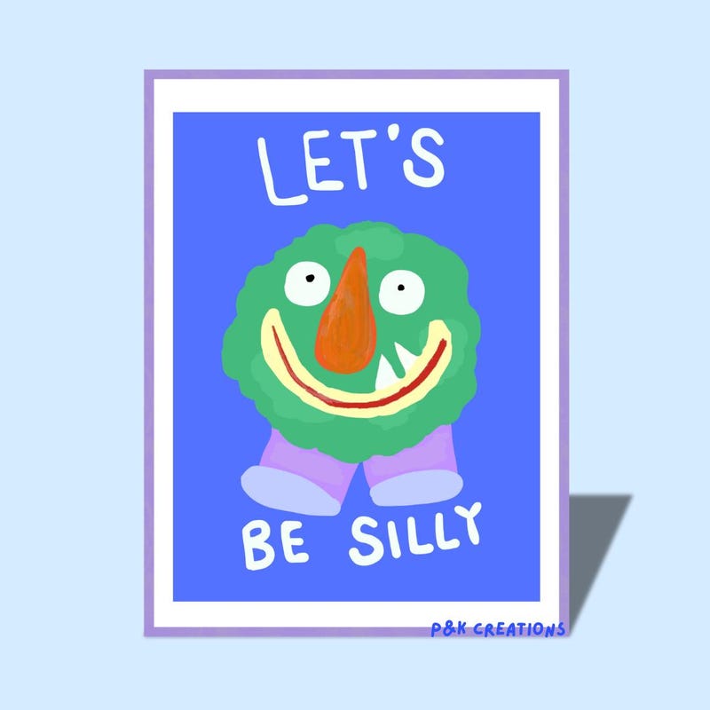 Silly Monster - Etsy