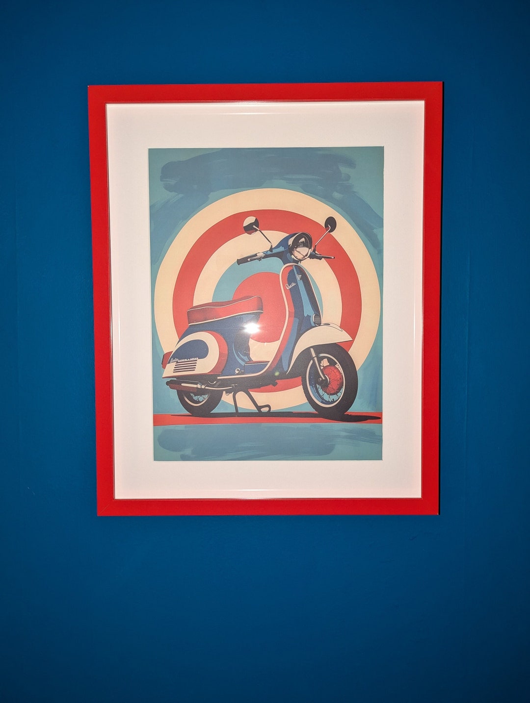Retro Mod Scooter Poster, 2 Tone, Mod Subculture Era, Pub Poster, Gift ...