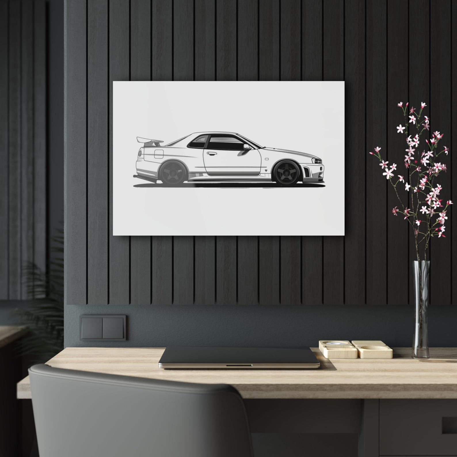 Nissan Skyline R34 GTR Godzilla Acrylic Print | Stunning Wall Art for ...
