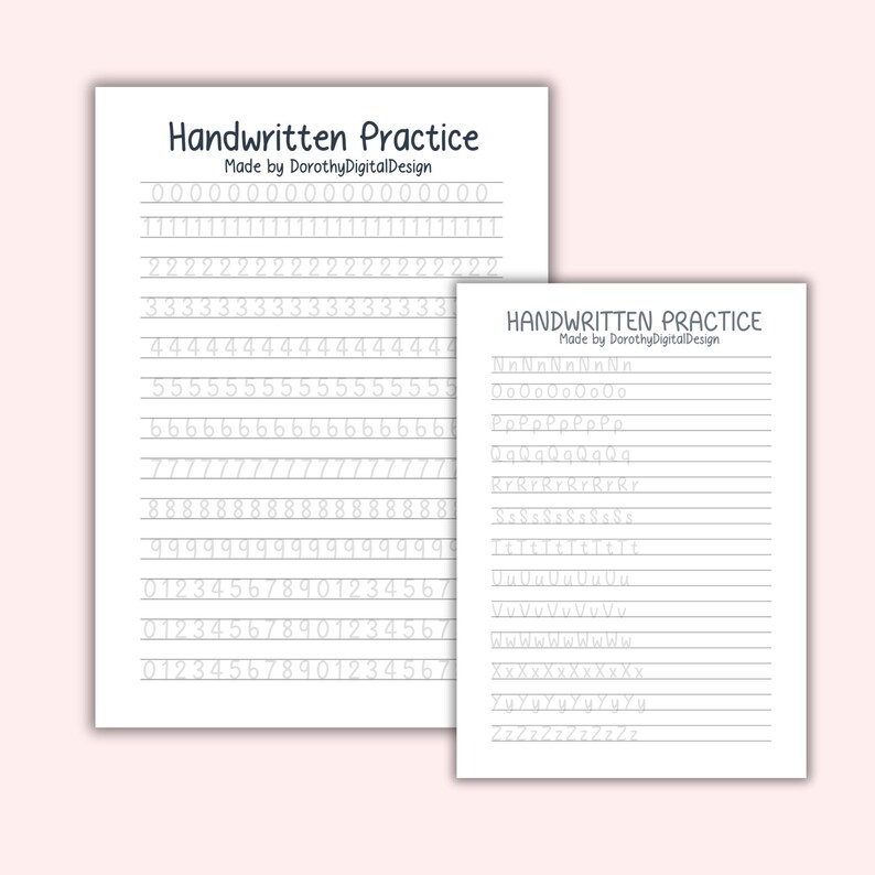 Handwriting Worksheet, Handwriting Practice Sheet, Alphabet Writing ...