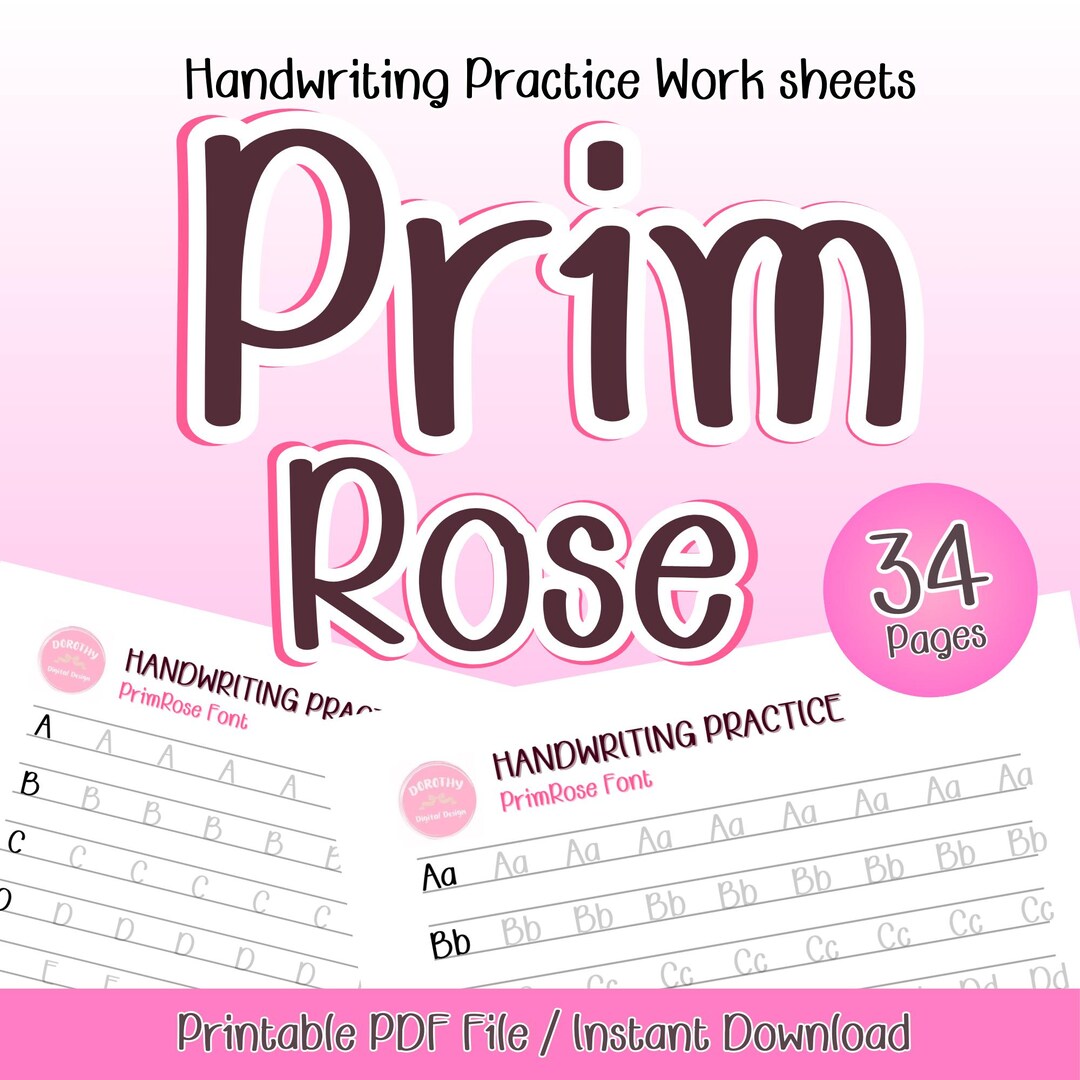 Handwritten Worksheets, Handwriting Worksheet, Cute Handwriting Hand ...