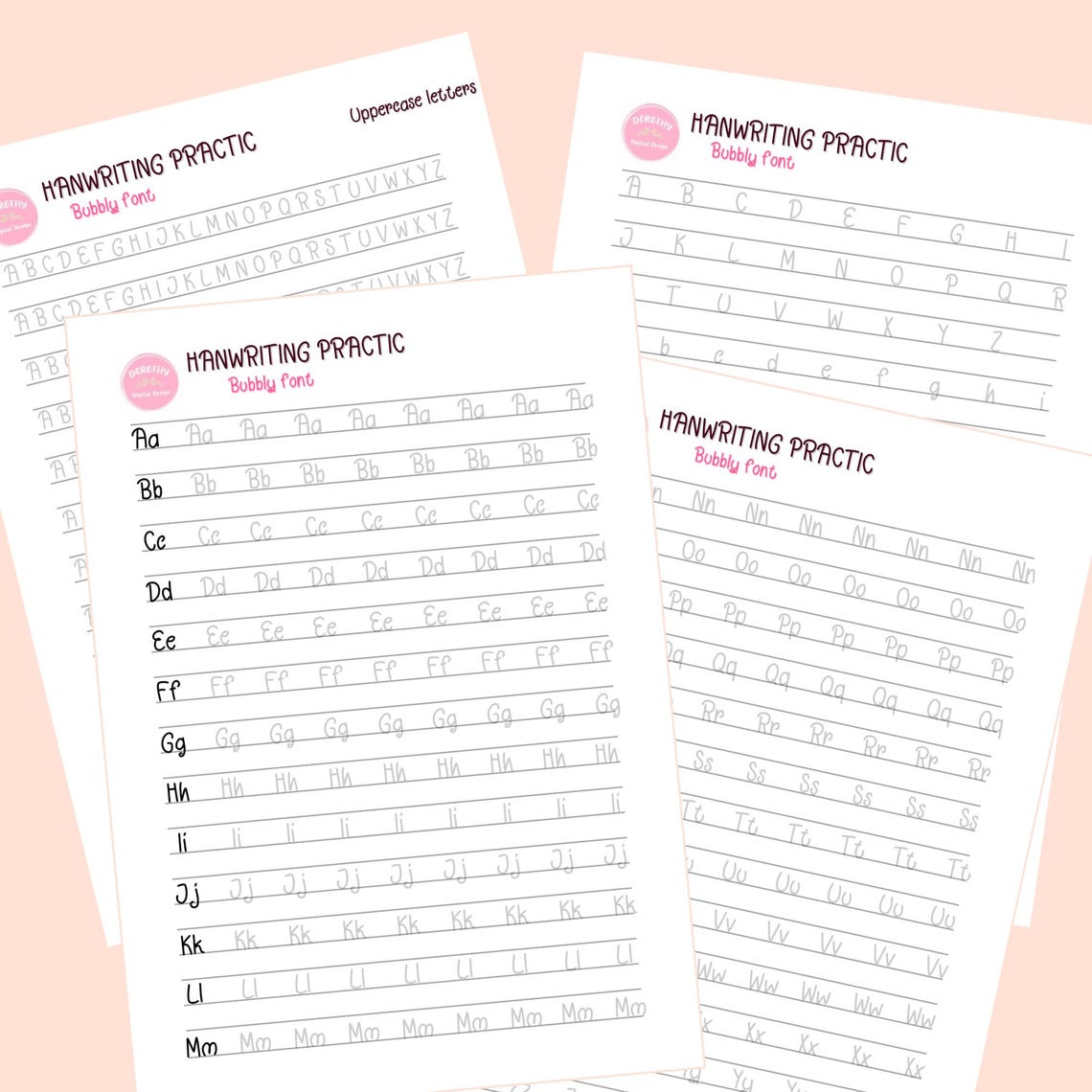 Handwritten Worksheets, Handwriting Worksheet, Cute Handwriting Hand ...