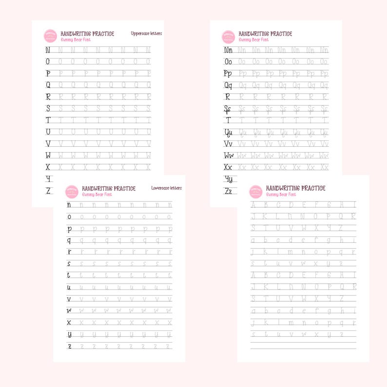 Handwriting Practice, Handwriting Worksheet Adult, Handwriting ...