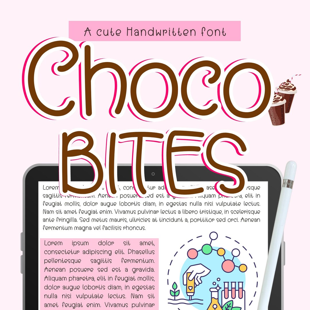 Cute Handwritten Font,students Font Goodnotes Font,procreate Font,note ...