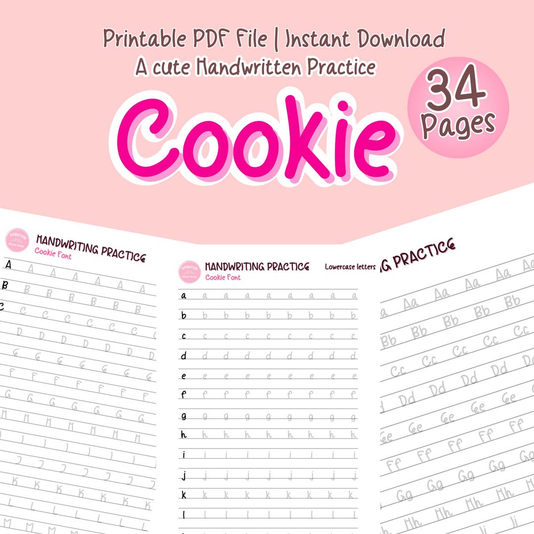 Handwritten Worksheets, Handwriting Worksheet, Cute Handwriting Hand ...