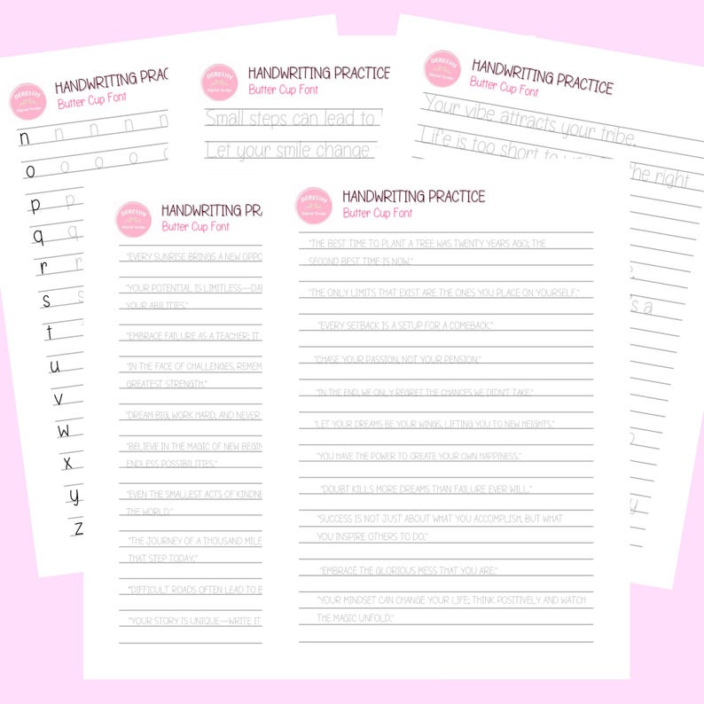 Handwritten Worksheets, Handwriting Worksheet, Cute Handwriting Hand ...