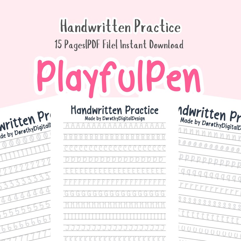 Handwriting Practice, Neat Handwriting Lettering Practice, Handwritten ...