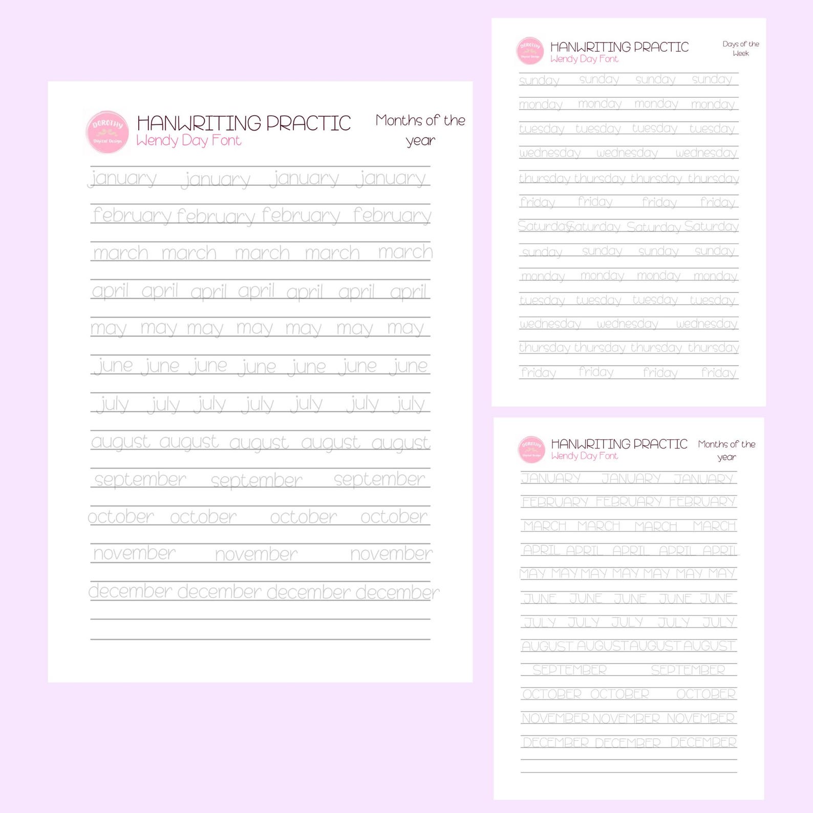 Printable, Handwriting Practice Sheets Adults, Handwriting Worksheet ...