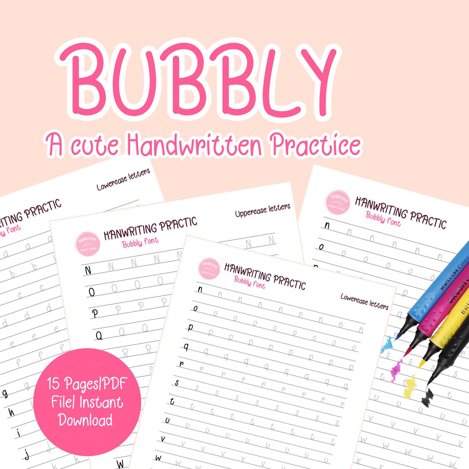 Handwritten Worksheets, Handwriting Worksheet, Cute Handwriting Hand ...