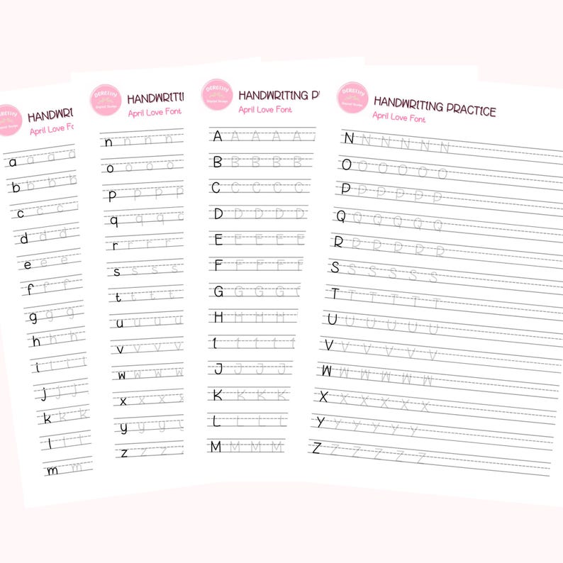 Handwritten Worksheets, Handwriting Worksheet, Cute Handwriting Hand ...