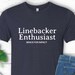 Linebacker T-shirt Football Defense Shirt Funny Linebacker Tee Sports ...