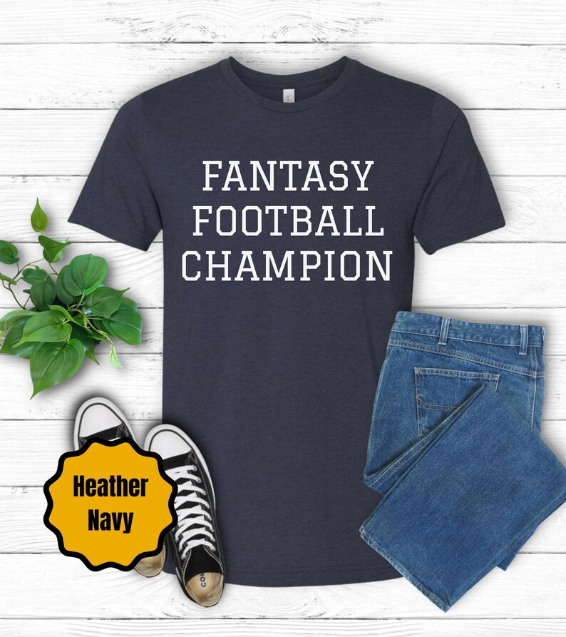 Fantasy Football Shirt Champion Winner T-shirt Fantasy League Tee ...