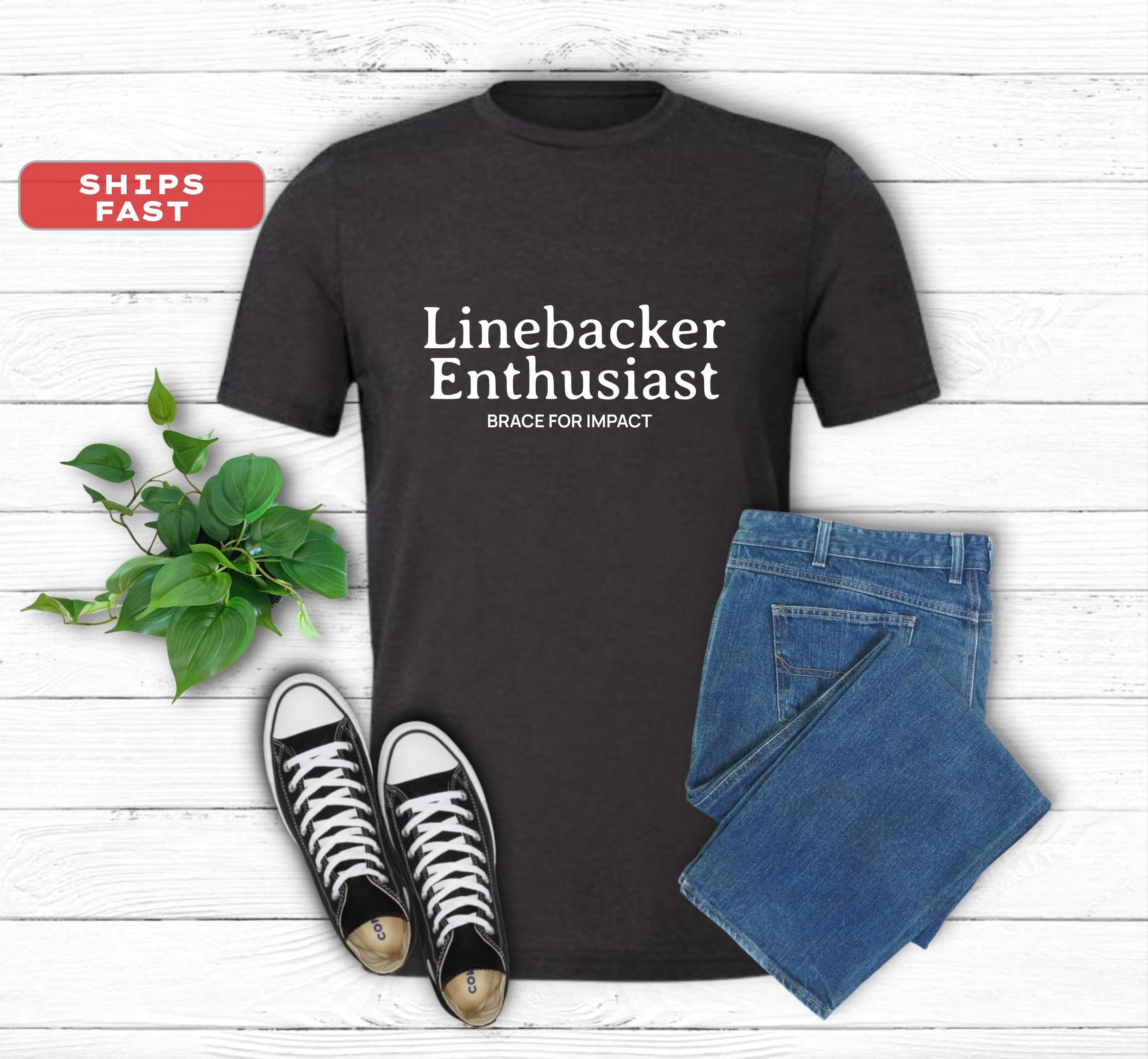 Linebacker T-shirt Football Defense Shirt Funny Linebacker Tee Sports ...