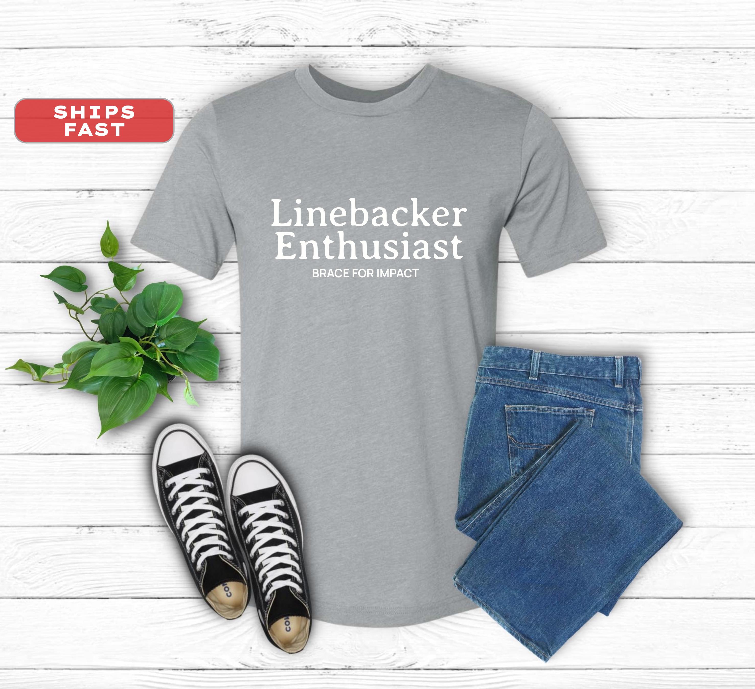 Linebacker T-shirt Football Defense Shirt Funny Linebacker Tee Sports ...
