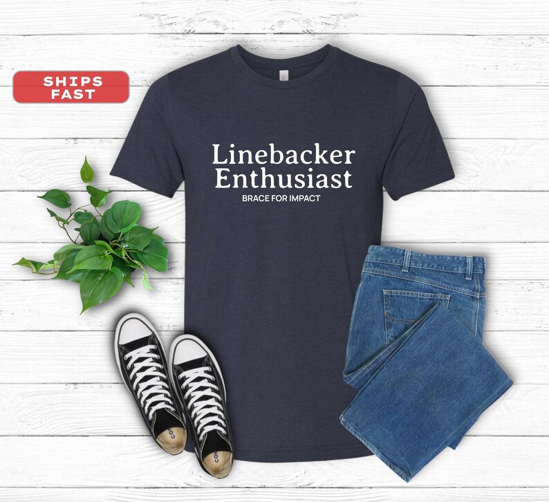 Linebacker T-shirt Football Defense Shirt Funny Linebacker Tee Sports ...