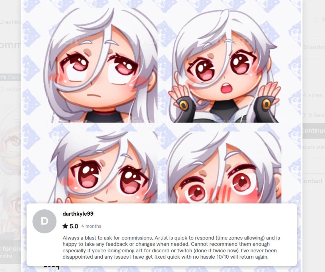 I Will Create Animated Emotes for Twitch, Discord, Youtube in Gif - Etsy