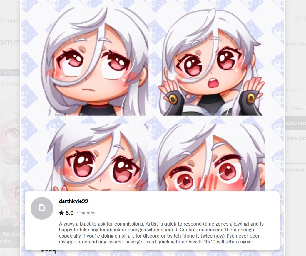 I Will Create Animated Emotes for Twitch, Discord, Youtube in Gif - Etsy