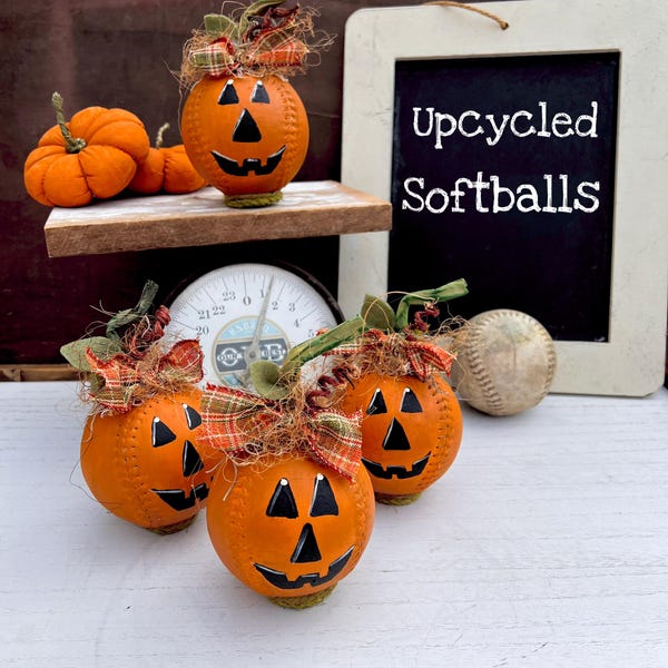 Repurposed Softball - Etsy