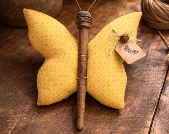 Rustic Butterfly Decor – Vintage Spool Butterfly – Farmhouse Bowl ...