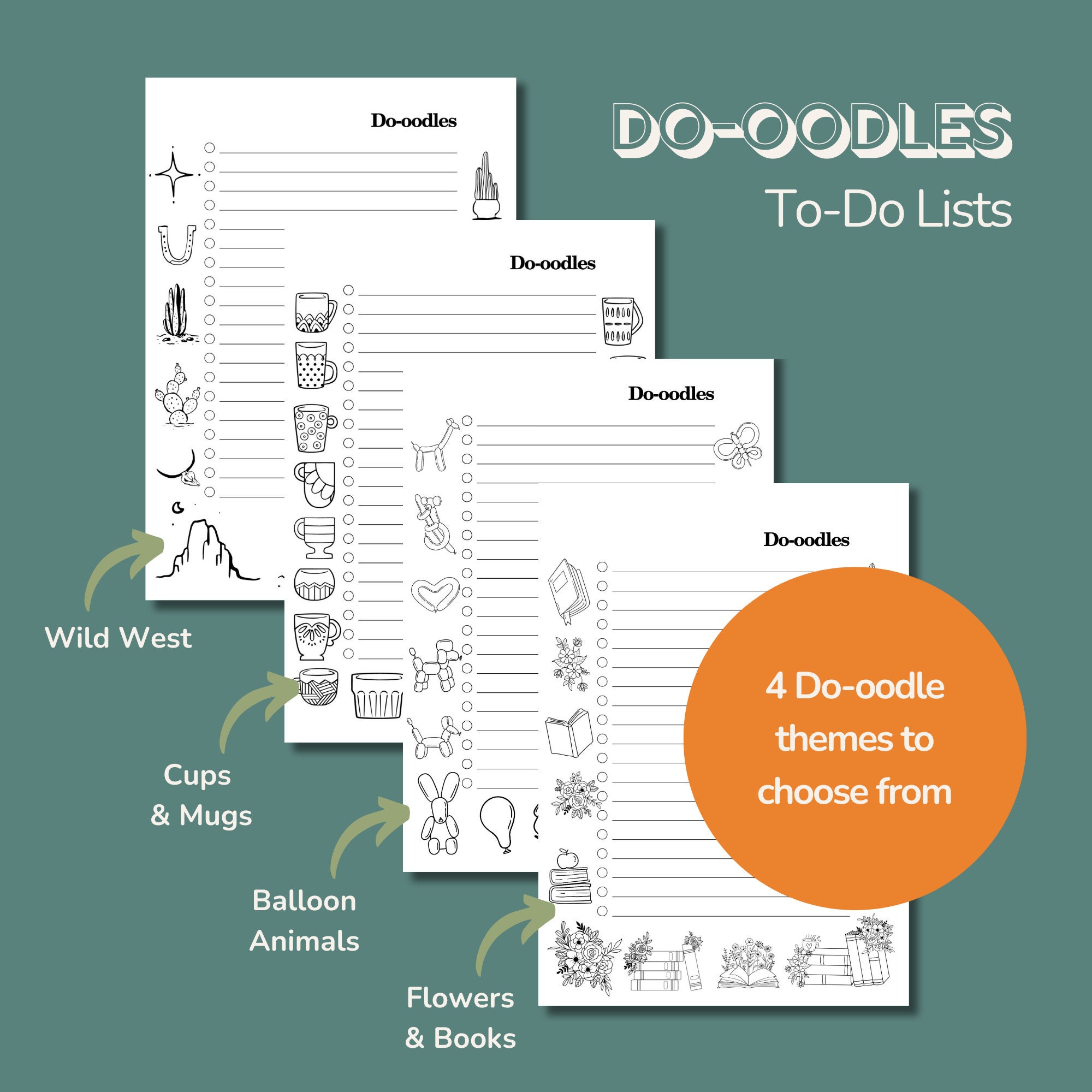 To-do List Printable Mindfulness Doodling Page Journal Task List Daily ...
